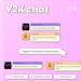 Y2K Retro Twitch Chat Overlay Widget: Animated Stream Overlay (digital ...