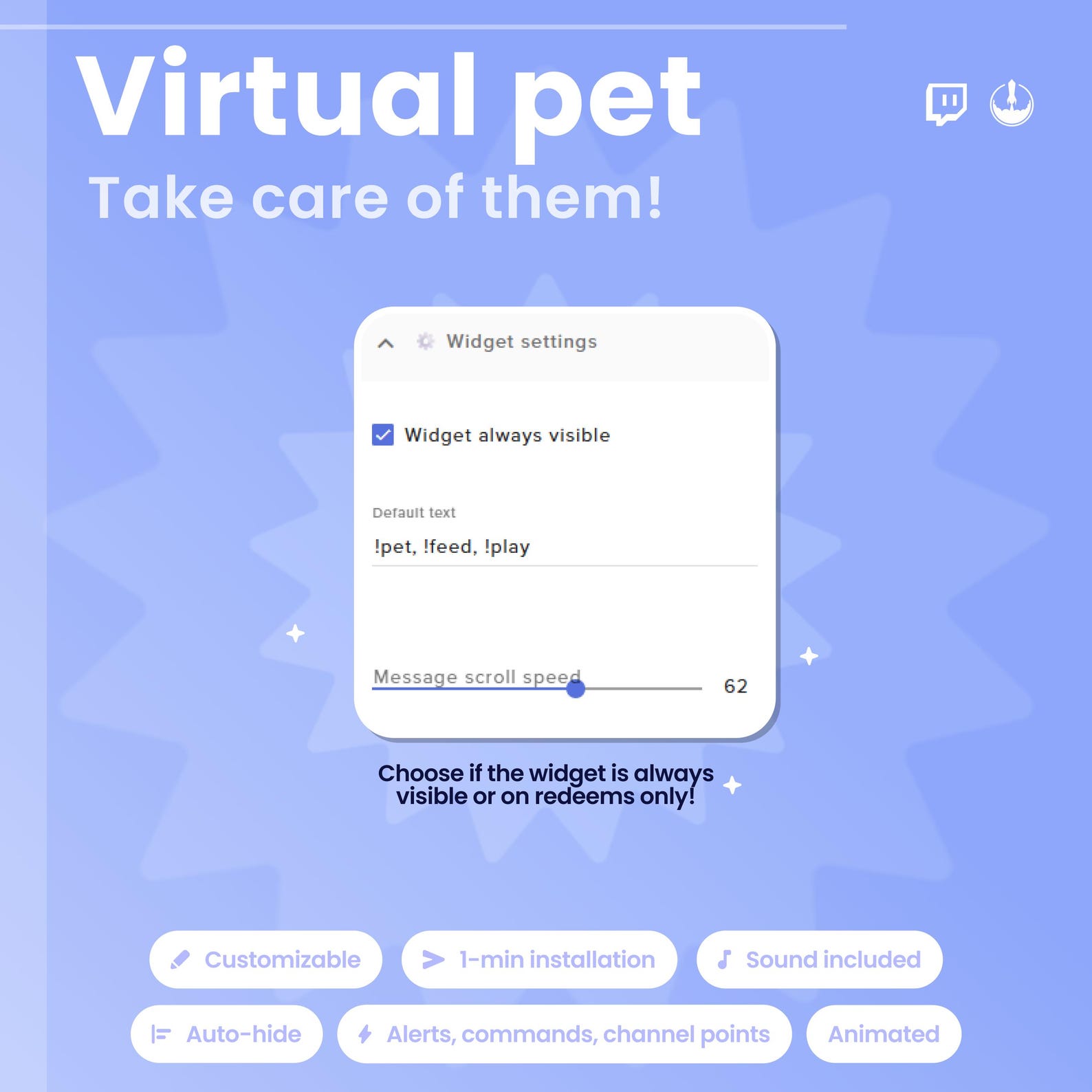 Animated Pixel Art Twitch Cat Pet Widget: Twitch Stream Overlay ...