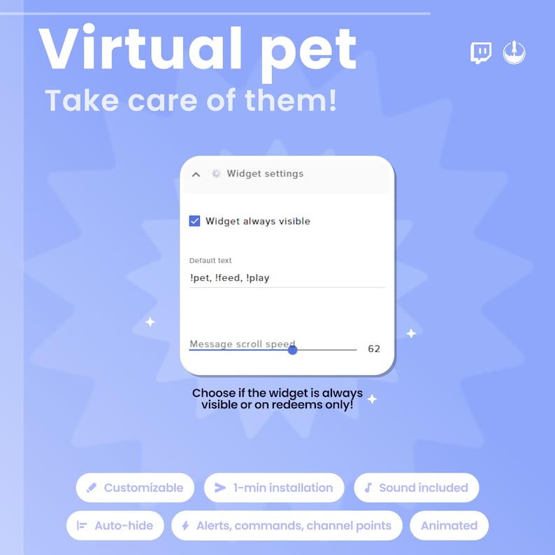 Animated Pixel Art Twitch Cat Pet Widget: Twitch Stream Overlay ...