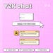 Y2K Retro Twitch Chat Overlay Widget: Animated Stream Overlay (digital ...