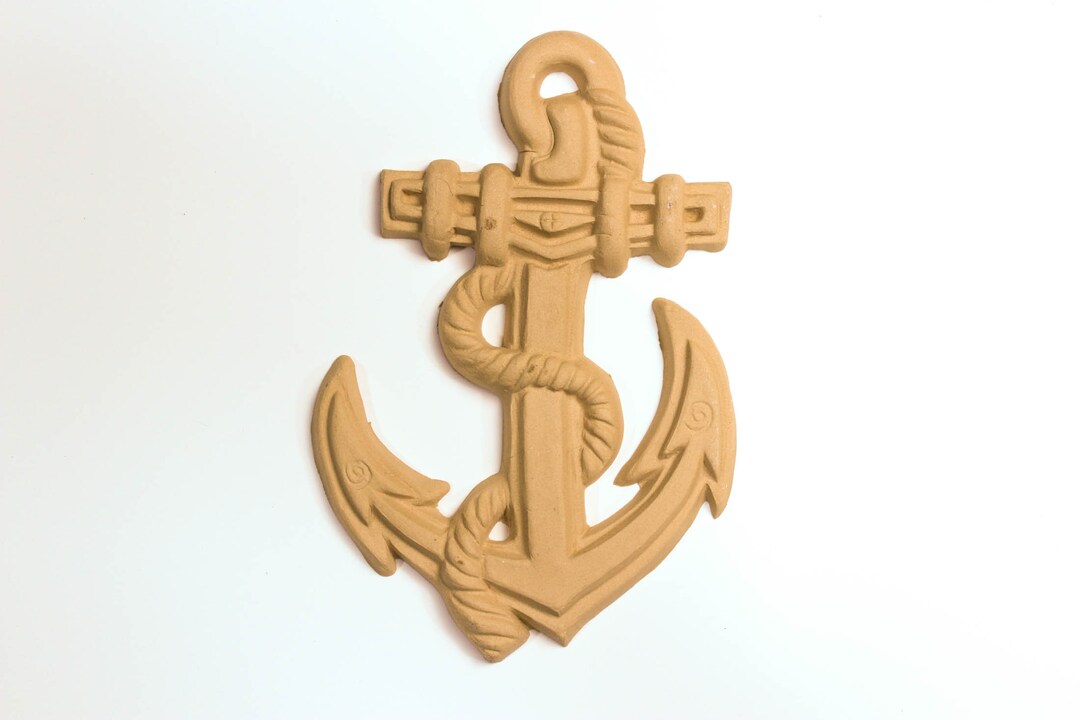Anchor 27 Χ 17 Cm - Bending Model - Flexible - Wood Decoration - Wooden ...