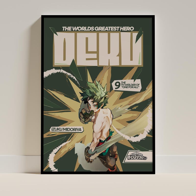 My Hero Academia Posters - Etsy