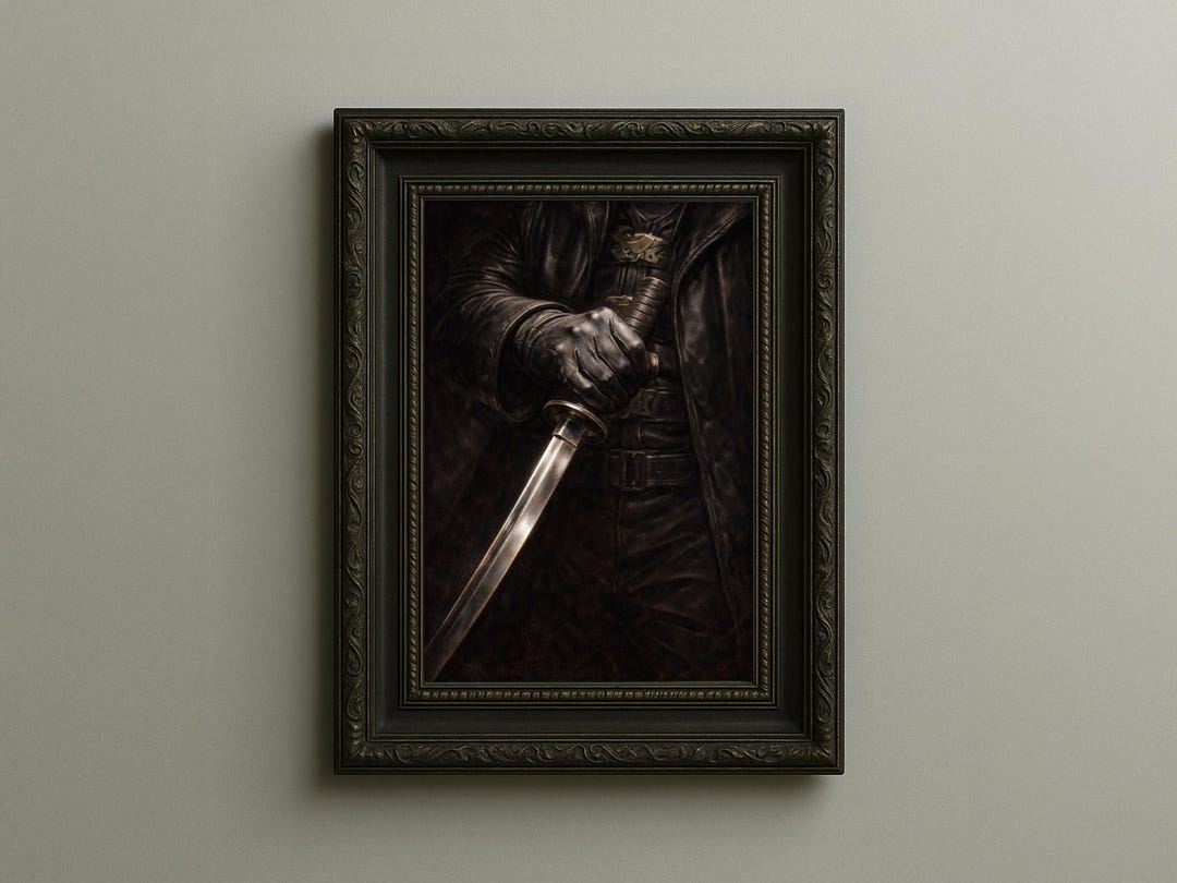 Blade Daywalker Inspired Legendary Swords Style Fantasy Portrait Print ...