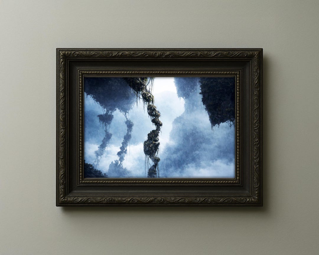 Pandora Inspired Hallelujah Mountains Climb Concept Art Style Fantasy ...