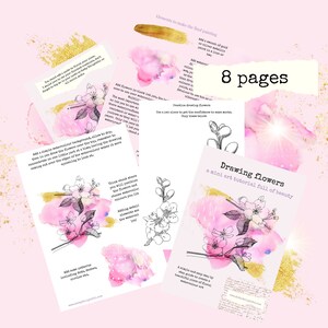 Drawing Flowers a Mini Art Tutorial, Easy Step by Step Guide ...