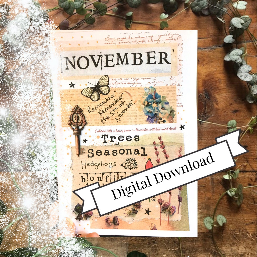 November Zine, Digital Download, Folklore, Nature, Stories, Herbal ...