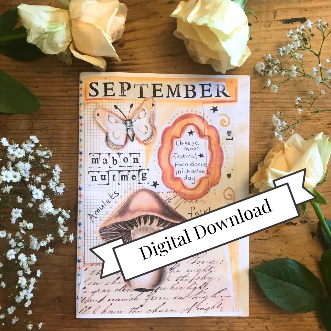 September Folklore Zine: Herbal Remedies, Nature, Animals (digital ...