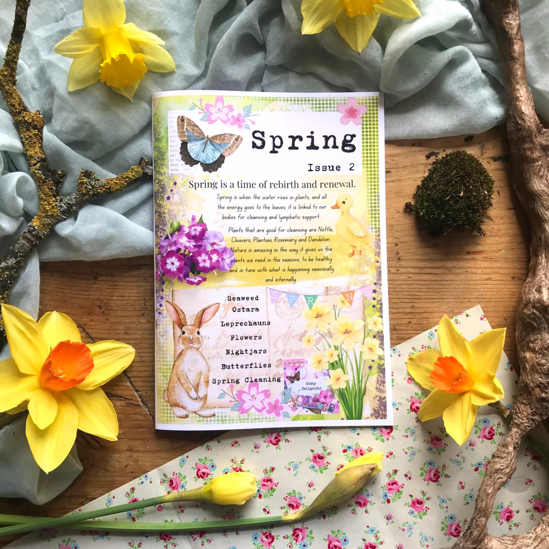Spring Zine, Issue 2 Seasonal Booklet 32 Pages - Etsy