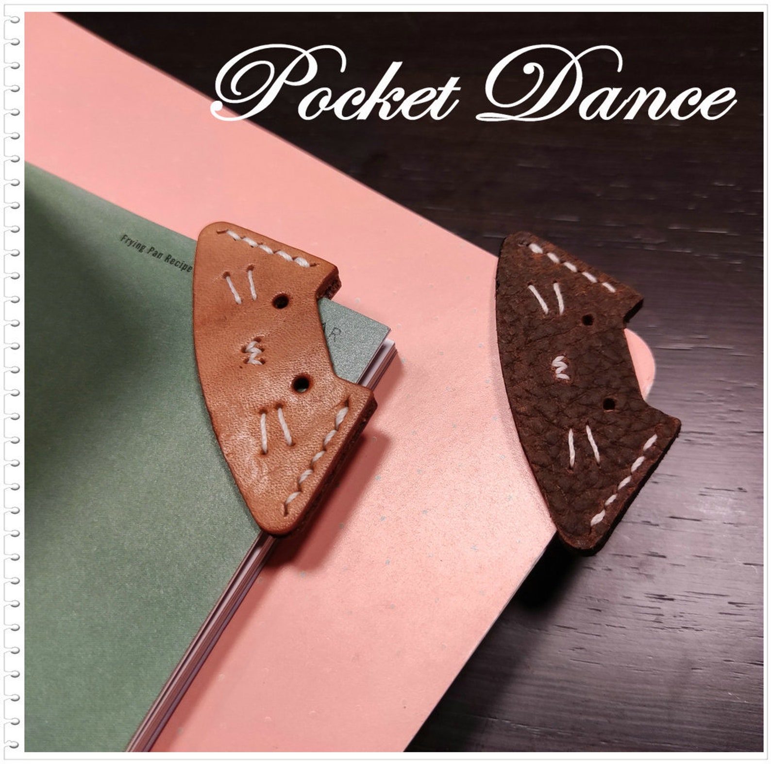 Handmade Leather Cat Corner Bookmark: Gift for Book Lovers - Etsy
