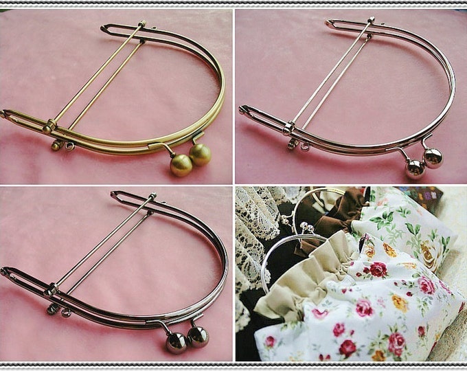 16.5cm 6 1/2 Inch Fancy Handle Style Metal Purse Frame 3colors1piece - Etsy