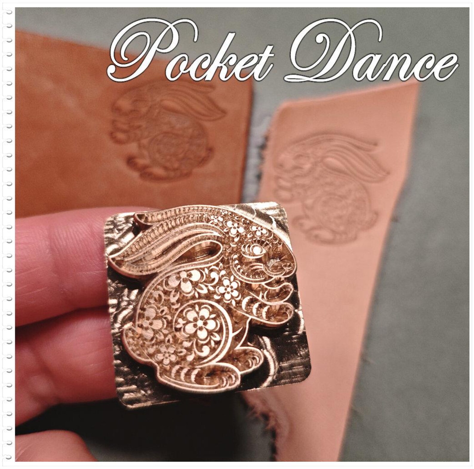 Rabbit Brass Stamp Tool: Leather & Wood Embossing Die - Etsy