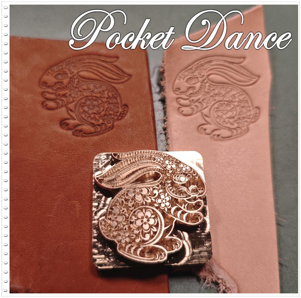 Rabbit Brass Stamp Tool: Leather & Wood Embossing Die - Etsy