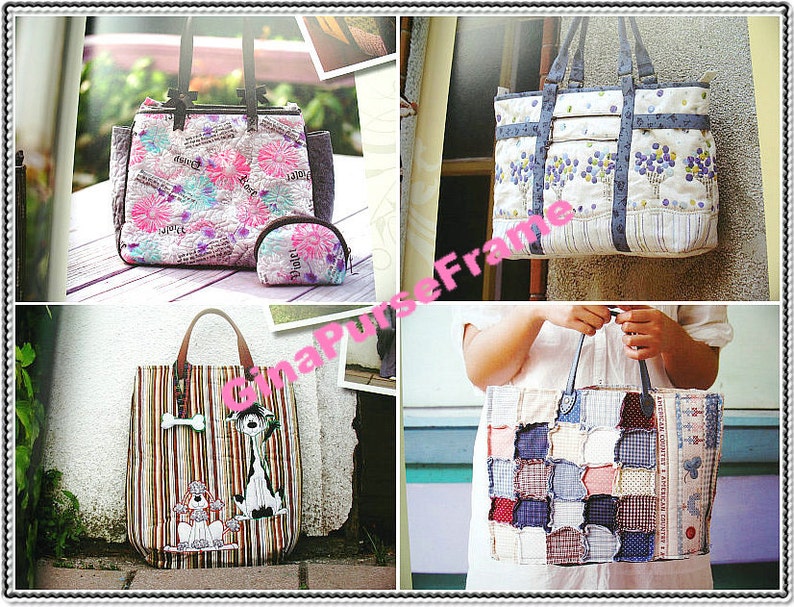 Tutorial Book natasha Patchwork Purse by Sewing Machine for Purse ...