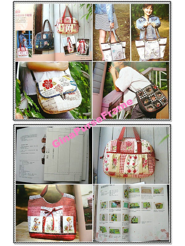 Tutorial Book natasha Patchwork Purse by Sewing Machine for Purse ...