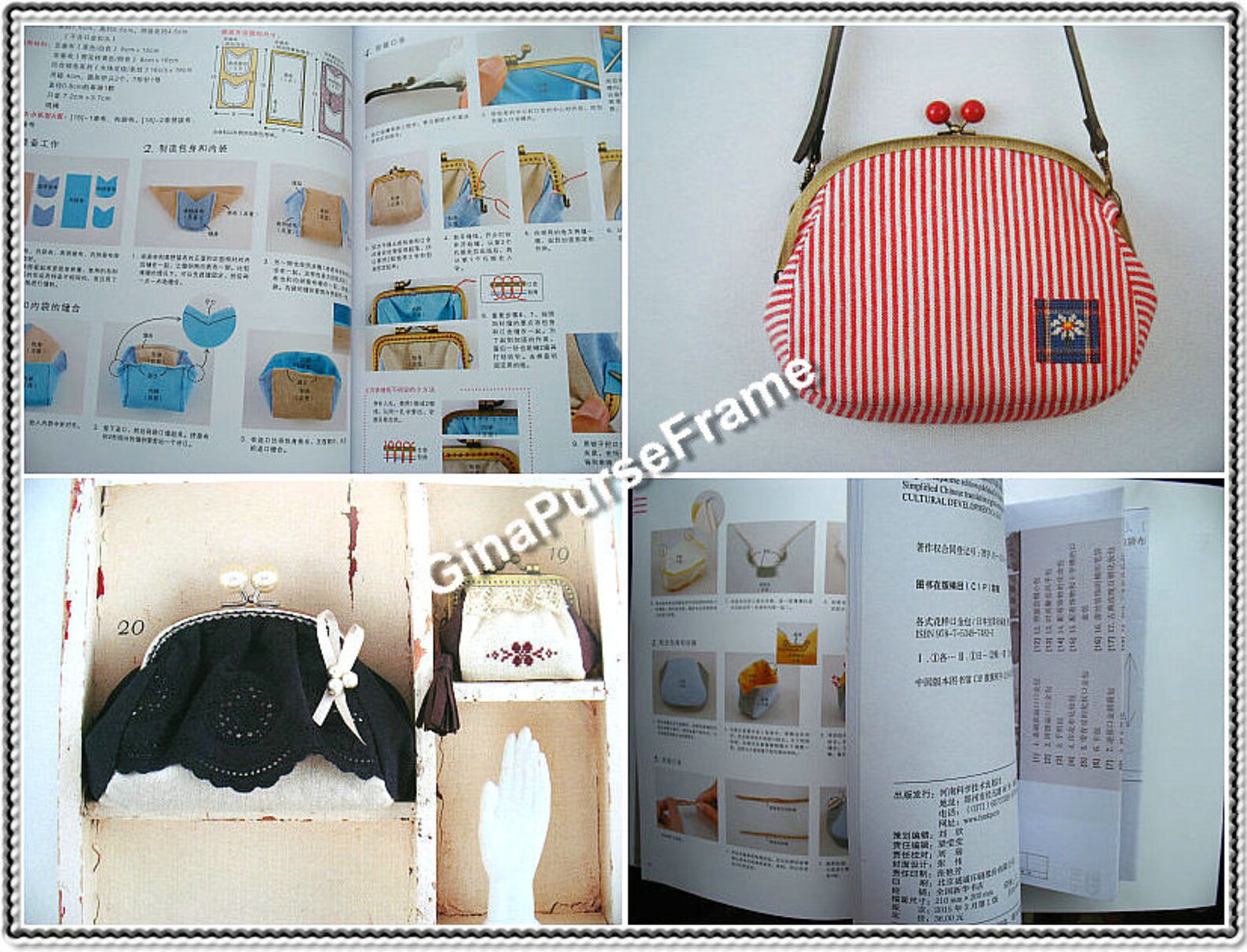 Tutorial Book (variety of Frame Purse) 35themes Metal Frame Purses With ...