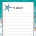 Ocean Theme To-do List | Coastal Printable Planner | Beach Aesthetic ...