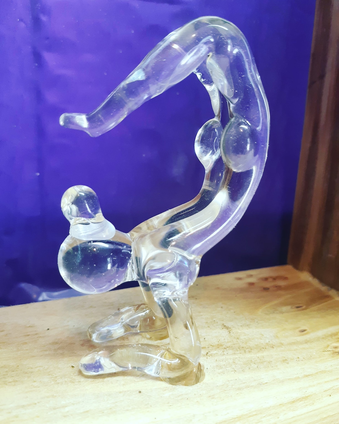 Glass Yoga Poses Sculpture - Etsy