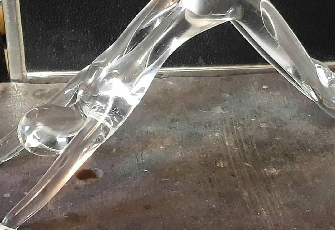 Glass Yoga Poses Sculpture - Etsy