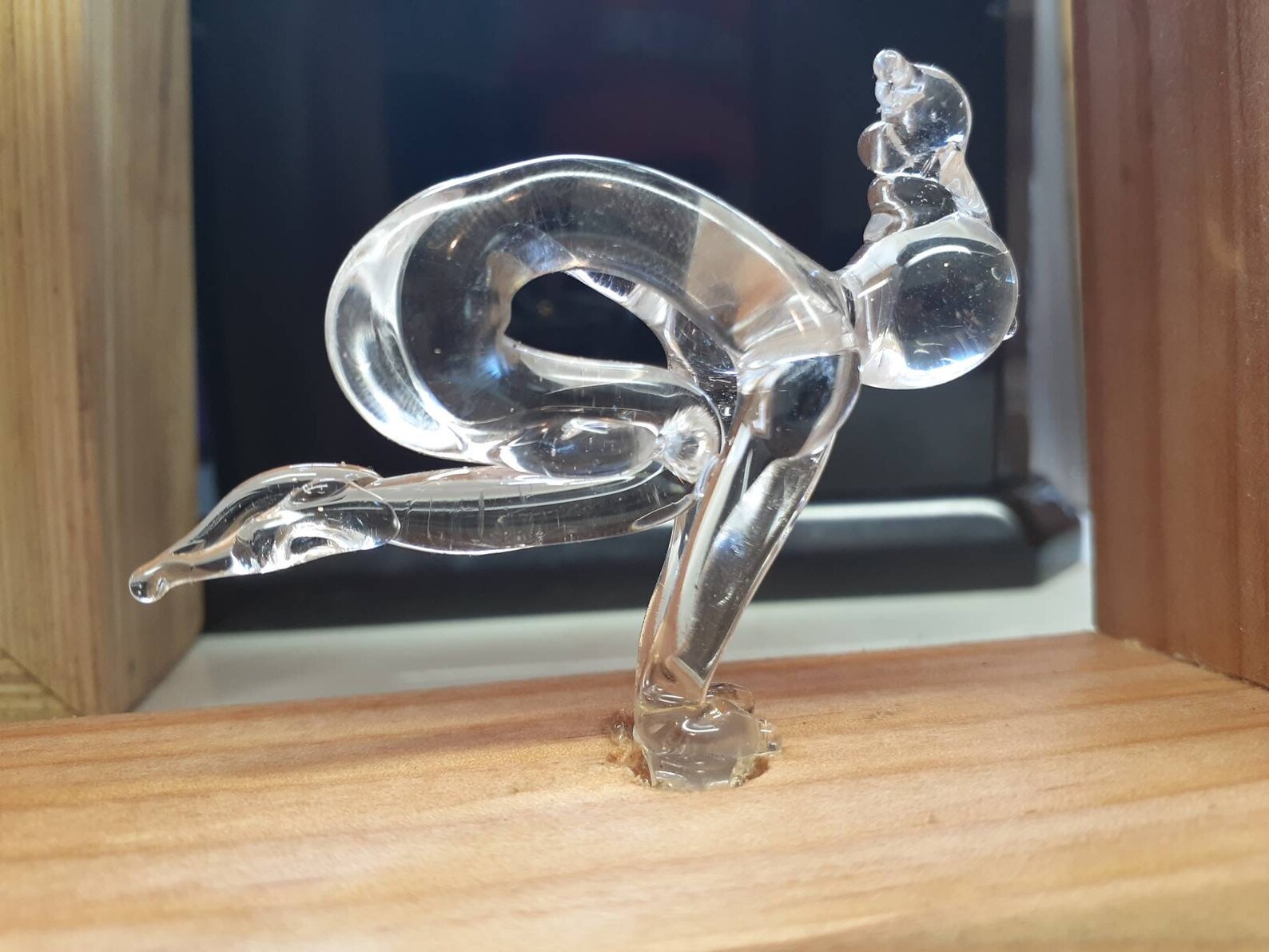 Glass Yoga Poses Sculpture - Etsy