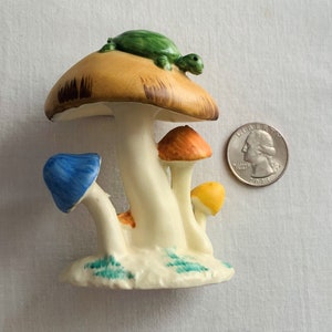Vintage Lefton Turtle Mushroom Figurine Made in Japan - Etsy