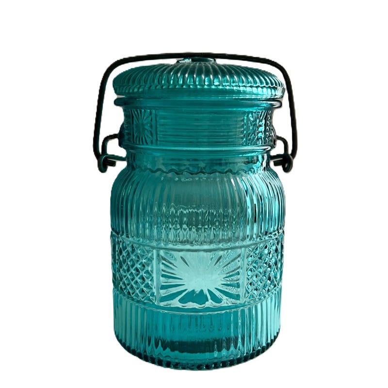 Turquoise Mason Jar - Etsy