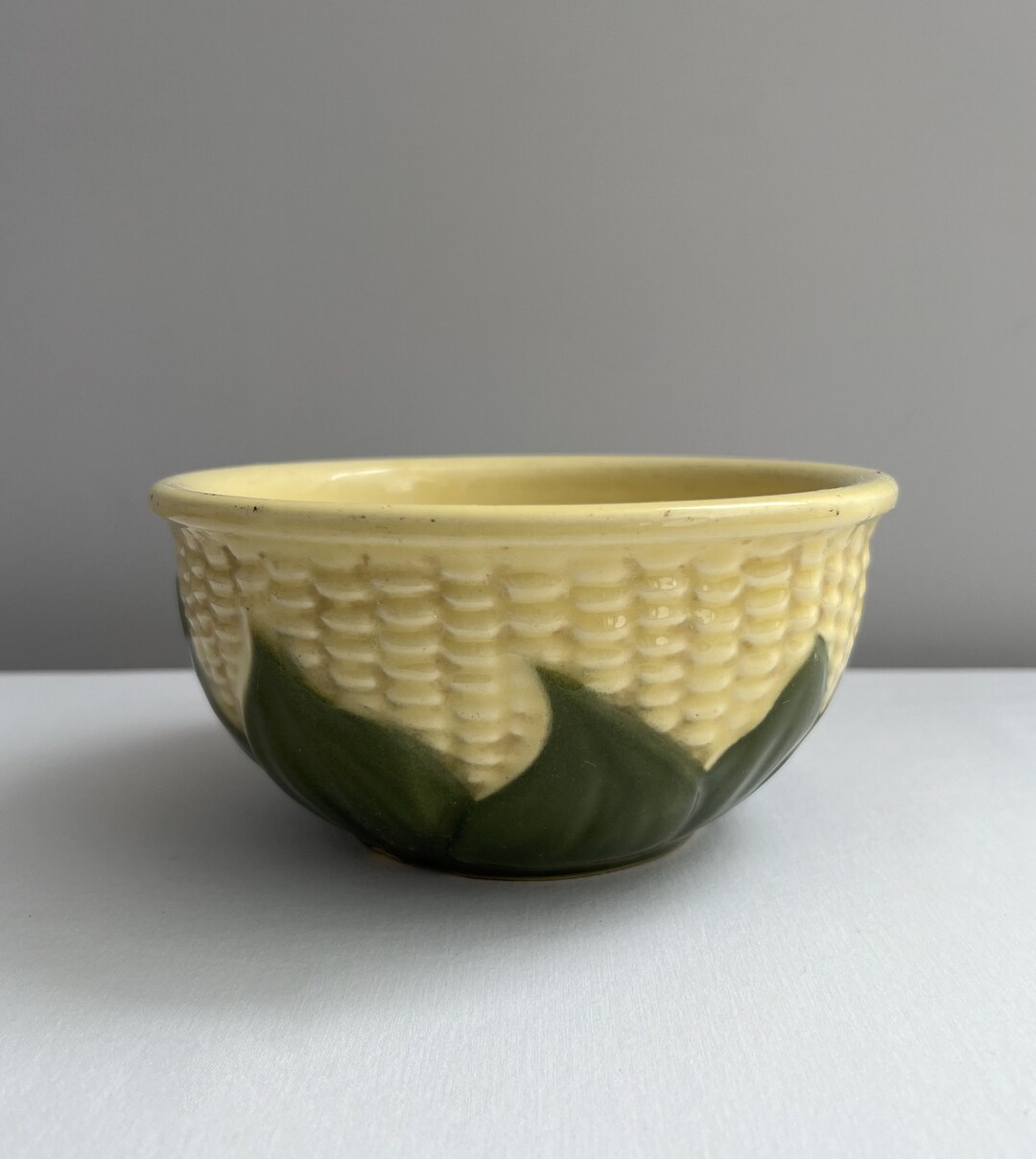 Mid-century SHAWNEE CORN KING 6" Mixing Bowl Shawnee Heavy Pottery Bowl ...