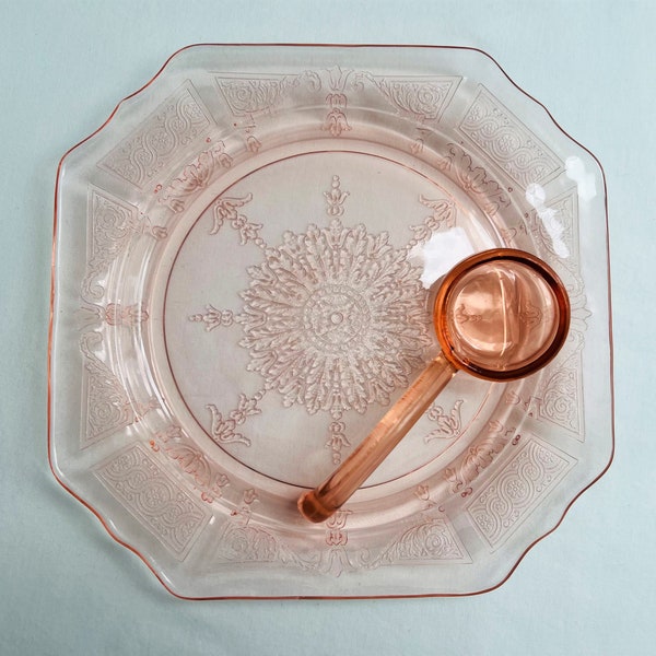 Pink Princess Pattern Depression Glass - Etsy