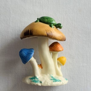 Vintage Lefton Turtle Mushroom Figurine Made in Japan - Etsy