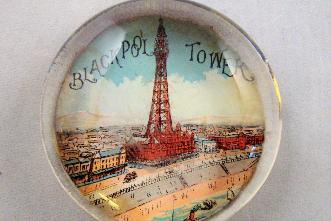 Antique Blackpool Tower Glass Paperweight: 1900 Worlds Fair - Etsy