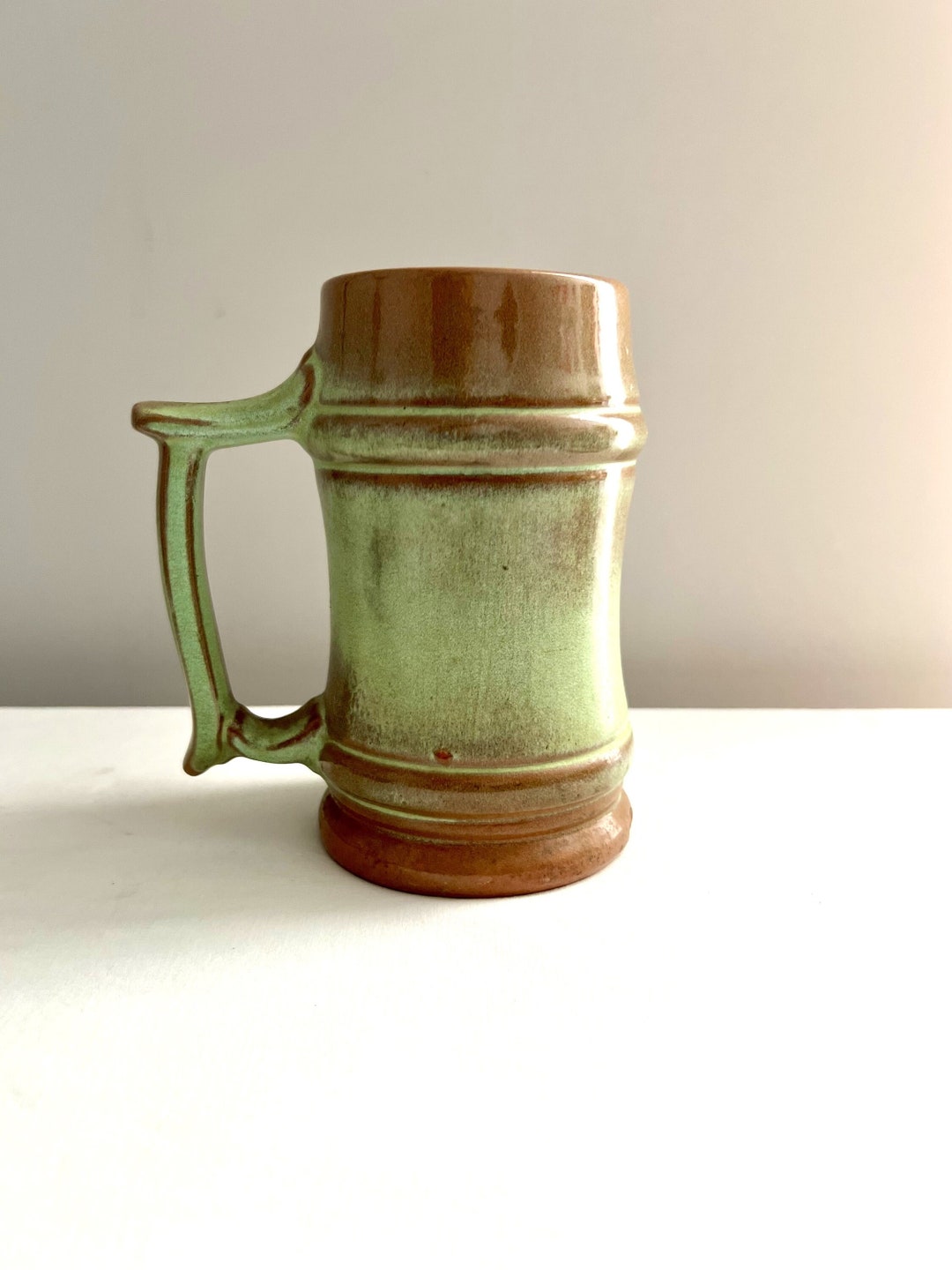 Mid-century Frankoma Pottery Tankard Pint Pottery Tankard Mug American ...