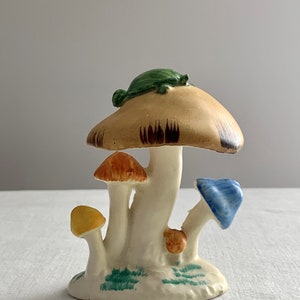 Vintage Lefton Turtle Mushroom Figurine Made in Japan - Etsy