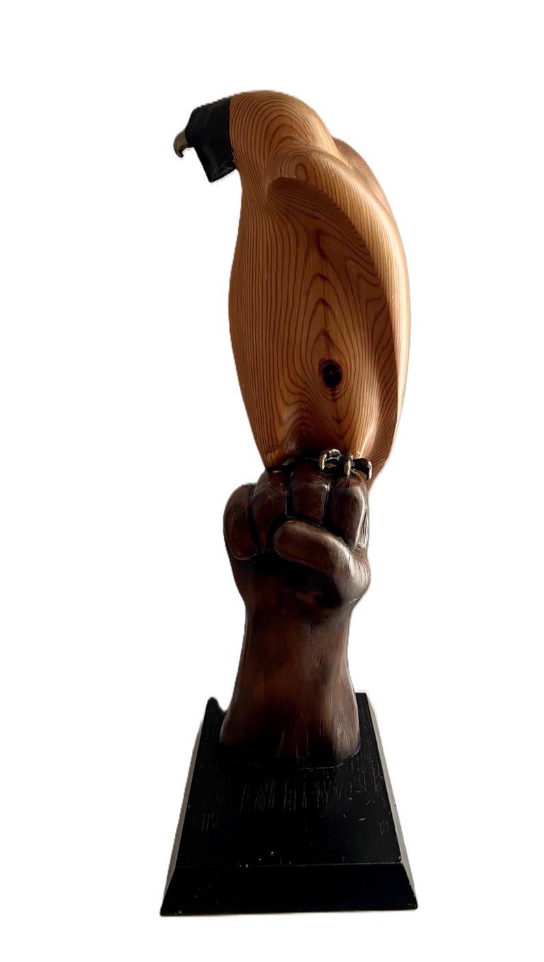 Vintage Hooded Falcon on Fist Sculpture: Sarreid, Ltd Made in Spain - Etsy