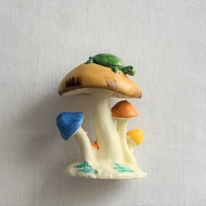 Vintage Lefton Turtle Mushroom Figurine Made in Japan - Etsy