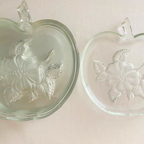 Vintage Glass Apples - Etsy