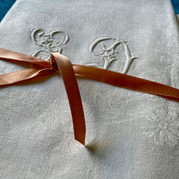 Antique Monogrammed Linens - Etsy