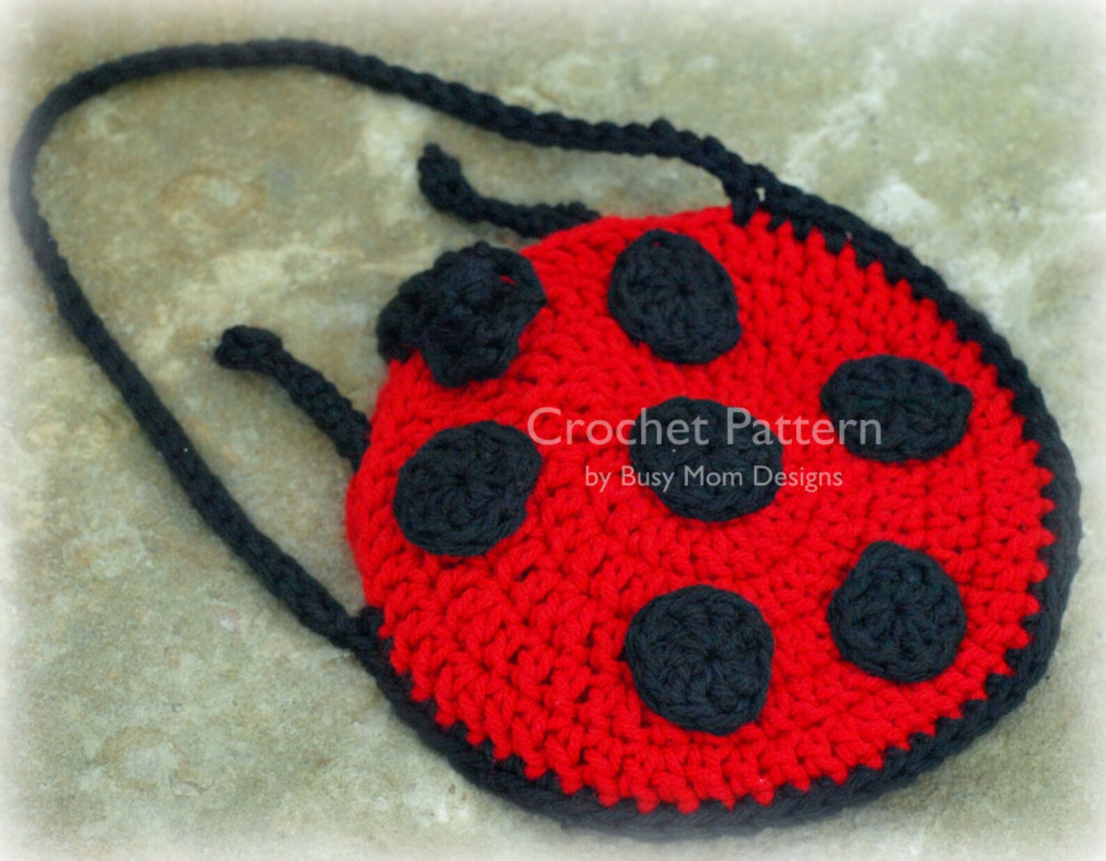 CROCHET PATTERN Li'l Ladybug Purse Handbag for Little - Etsy