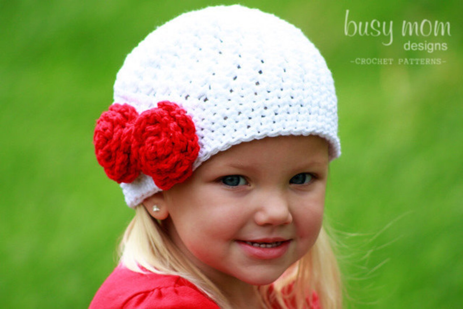 CROCHET Hat PATTERN the Bella Rose Beanie Sizes From - Etsy