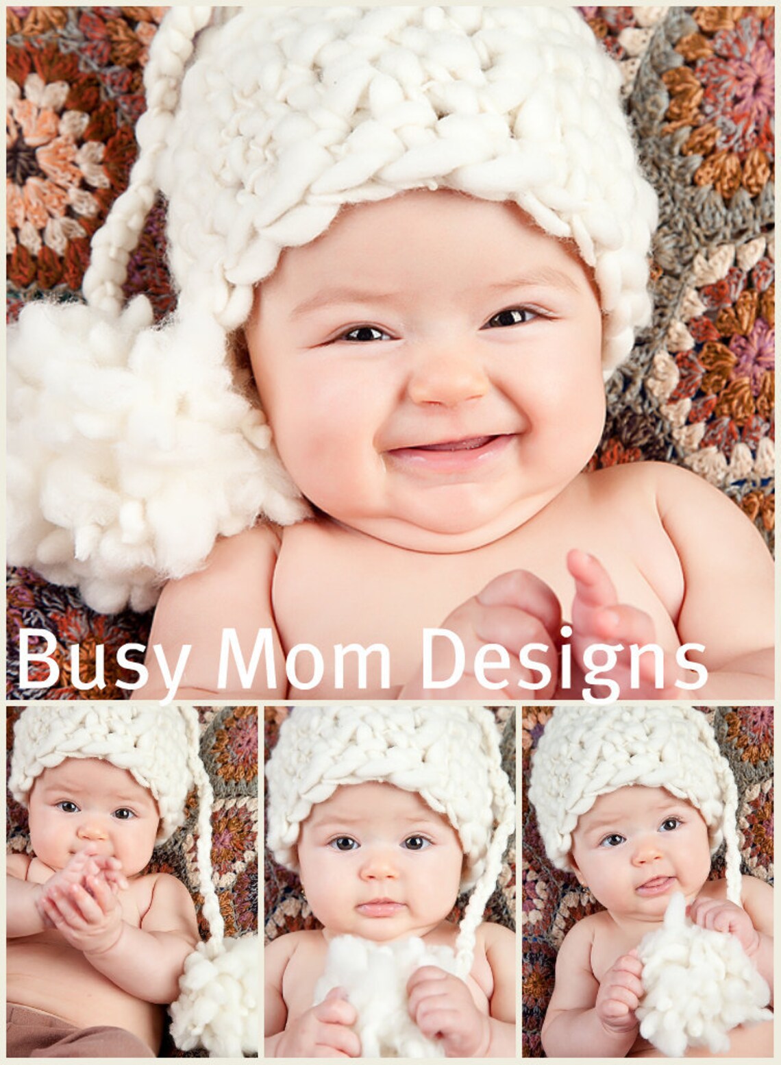 CROCHET PATTERN - Land of Nod Stocking Cap - Sizes up to 6 Months ...