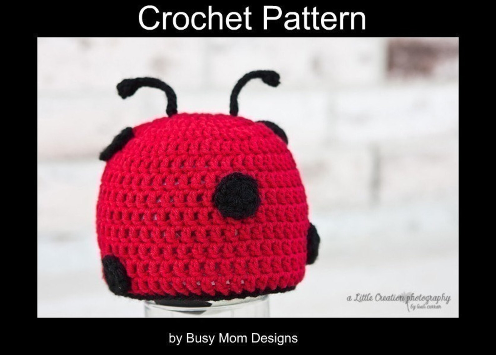 CROCHET PATTERN Little Buggy or Ladybug / Ladybird Hat - Etsy