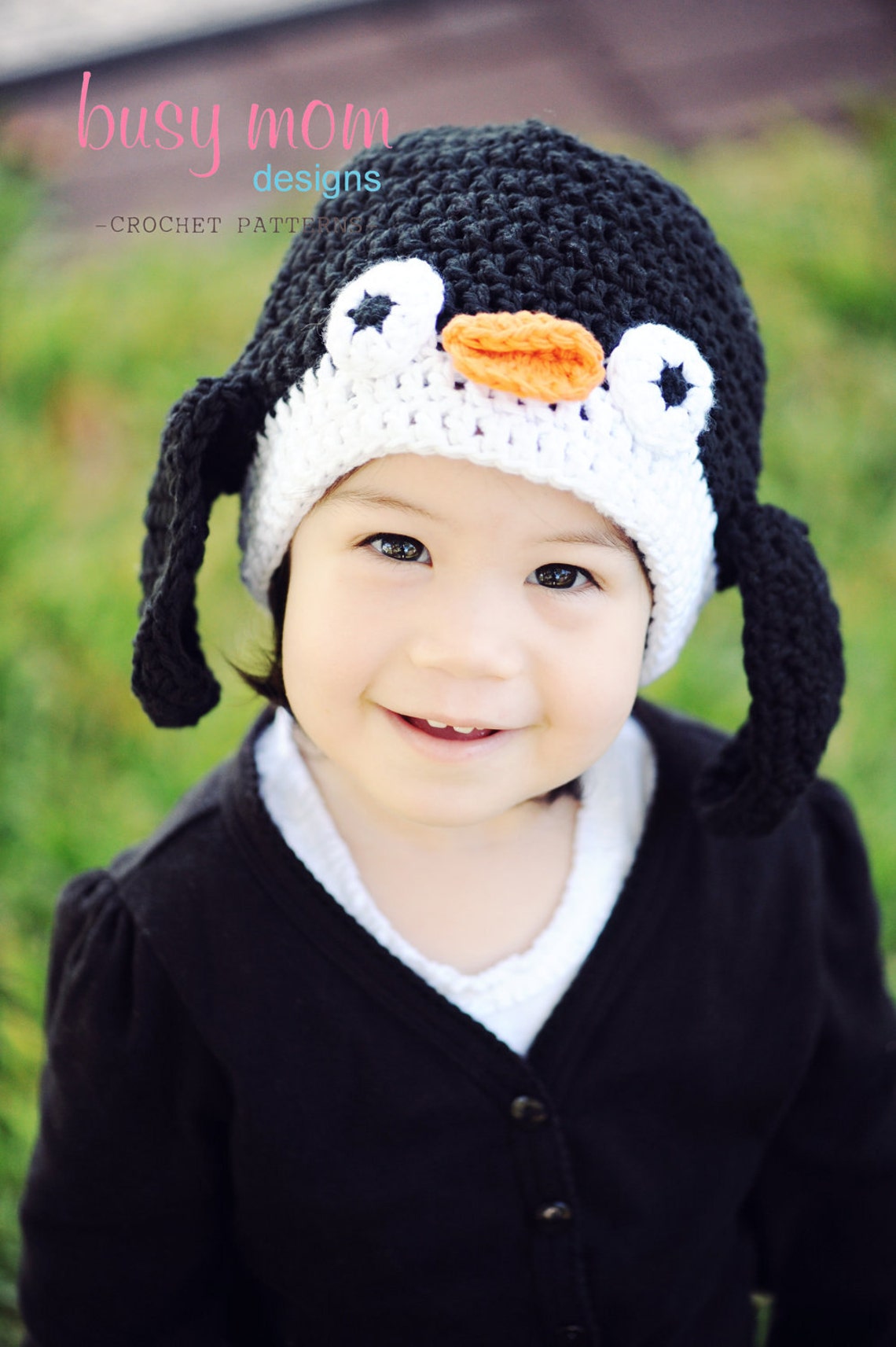 CROCHET Hat PATTERN Penguin Beanie ALL Sizes Included From - Etsy