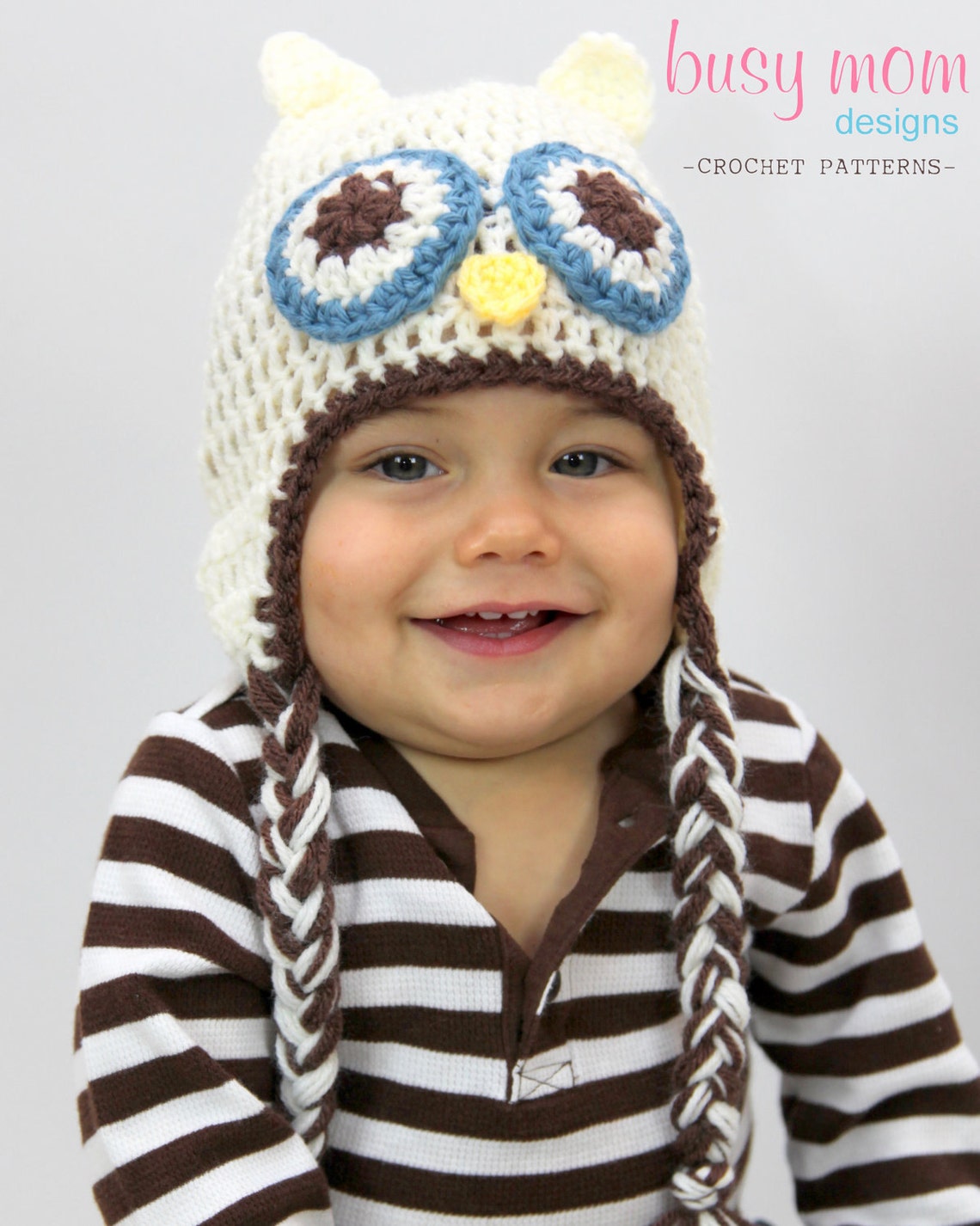 CROCHET PATTERN Owl Beanie With Optional Earflaps Now - Etsy