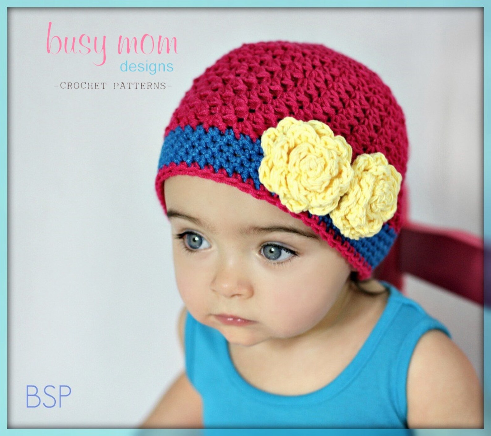 CROCHET Hat PATTERN the Bella Rose Beanie Sizes From - Etsy