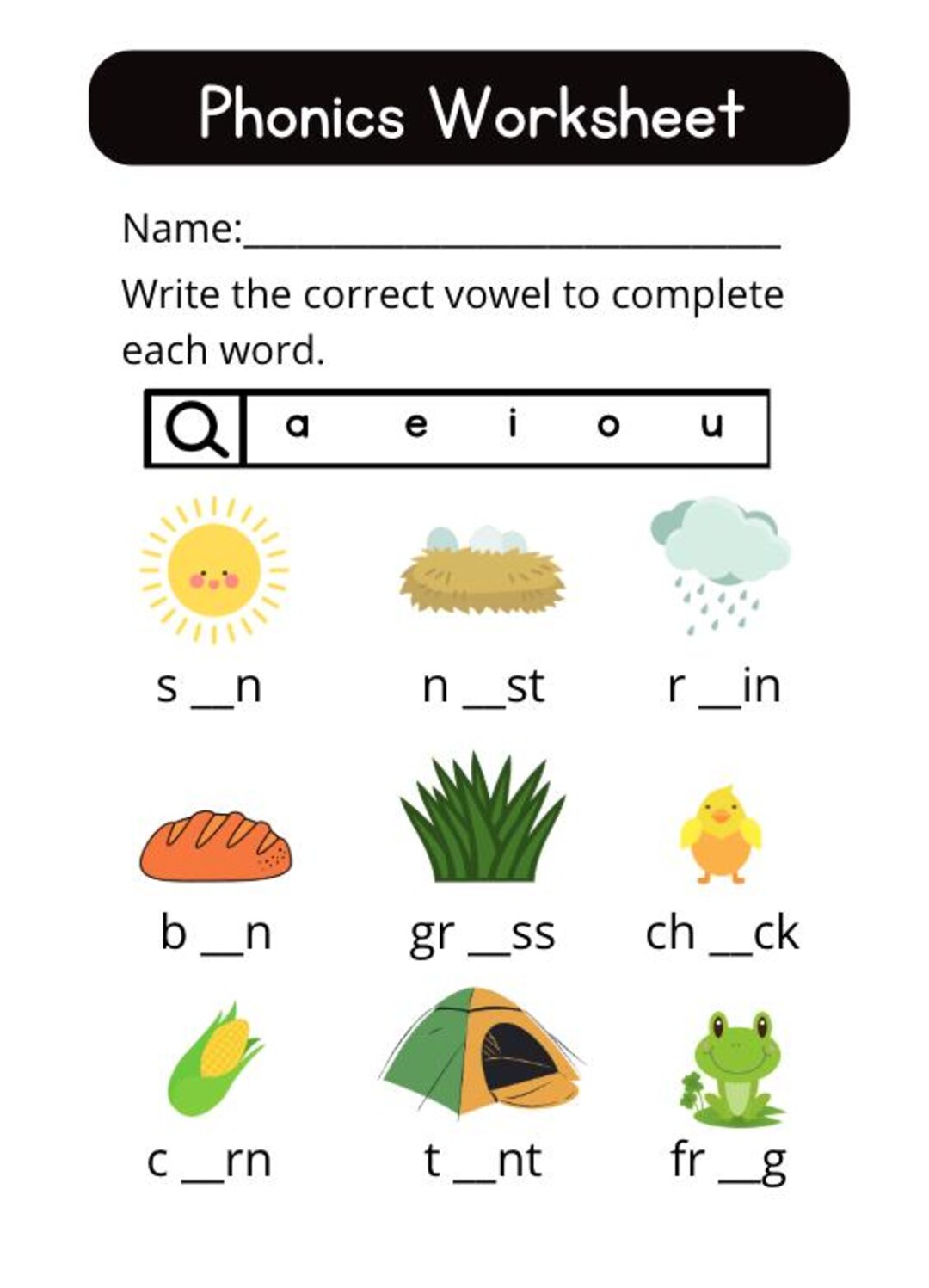 Phonics/letter Learning Templates - Etsy