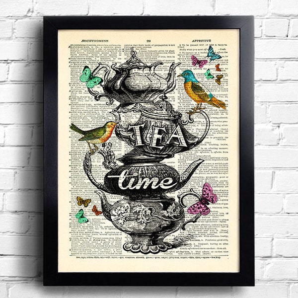 Tea Wall Decal - Etsy