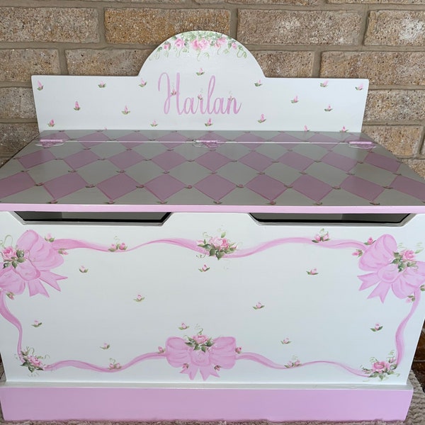 Toy Chest for Girls - Etsy