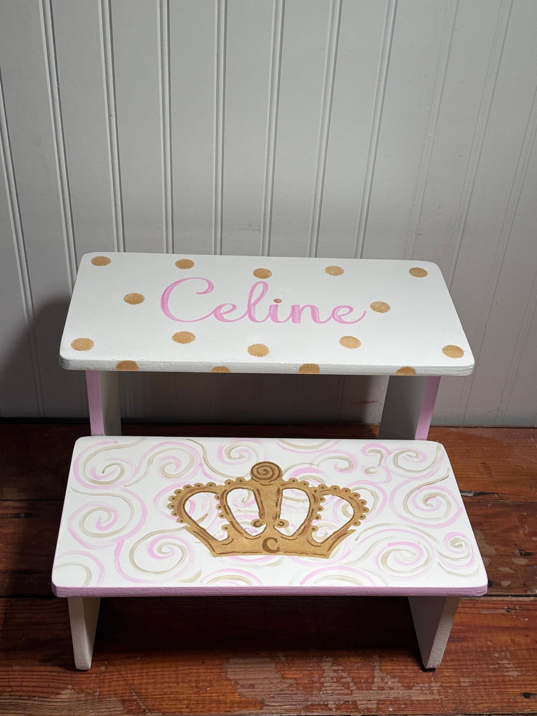 Hand Painted Silver Crowns, Pink, Kids, Benches, Kids Baby, Nursery ...