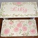Girls Personalized Step Stool,kids Furniture, Roses, Romantic Floral ...