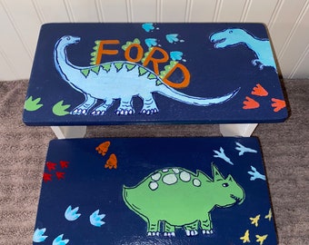 Dinosaur Step Stools - Etsy