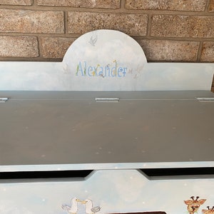 PERSONALIZED BOYS Toy Box Noahs Ark Animals 2x2 Toy - Etsy