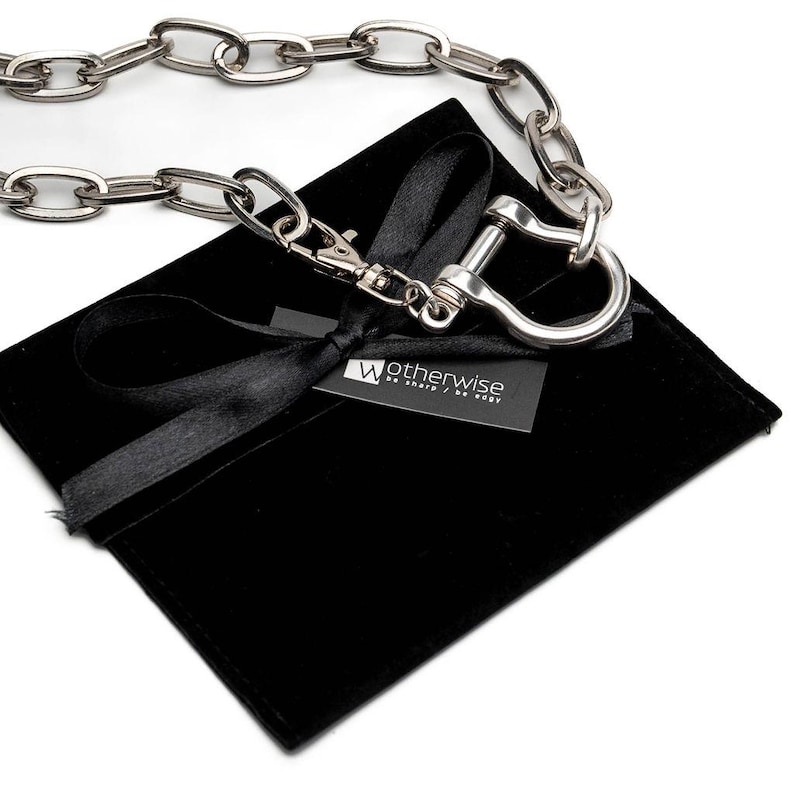 Necklace and Bracelet Shackle Set Made in Uno De 50 Style, Unique ...